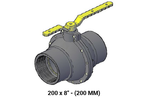 8 Inch Ball Valve, 6 Inch Irrigation Valve, three way ball valve,top ...