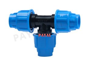 HDPE Compression Fitting Tee, HDPE Pipe Fittings Manufacturer